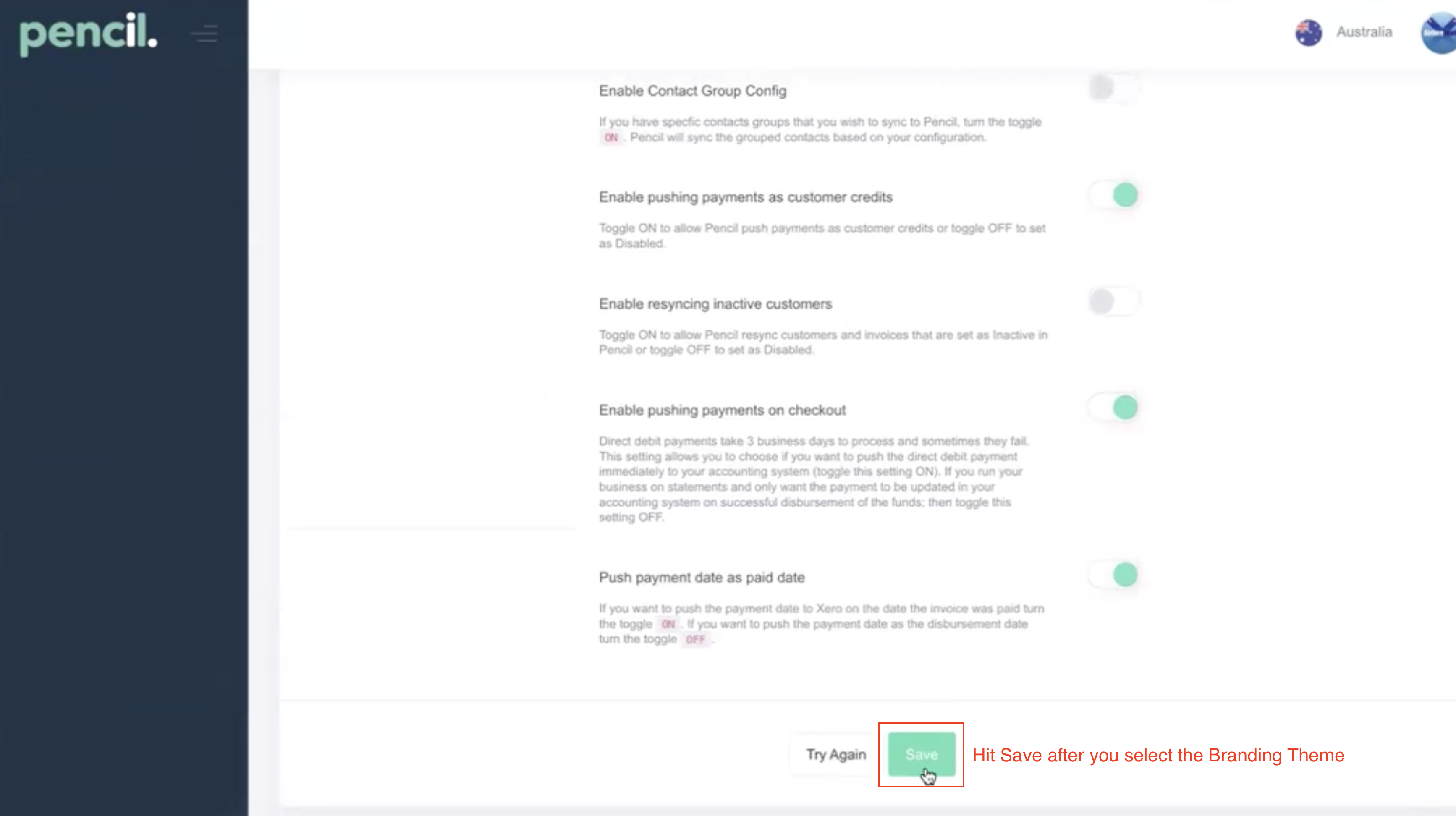 How to re-connect when Xero is showing as Active but is disconnected in Pencil?